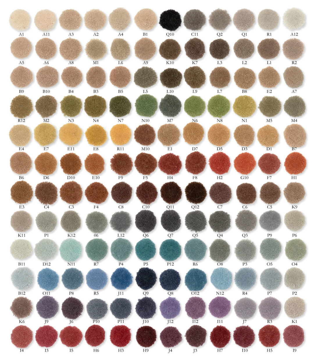 Wool Colors - The Delos Company